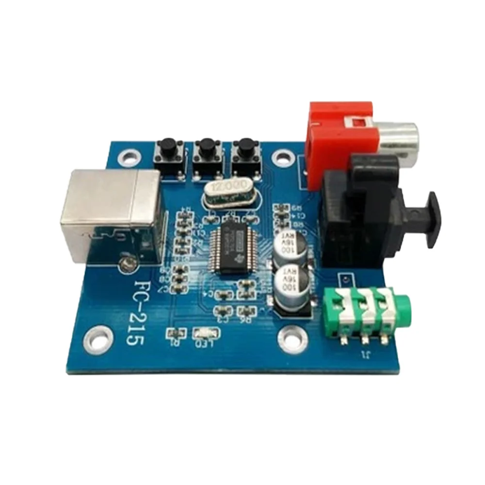 Pcm2704 USB dacからs/pdifサウンドカードデコーダーボード3.5アナログ出力f/pc