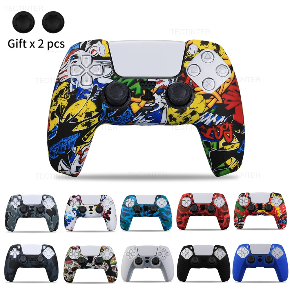 Protective-Cover-Skin-for-Playstation-5-Controller-Anti-slip-Silicone ...