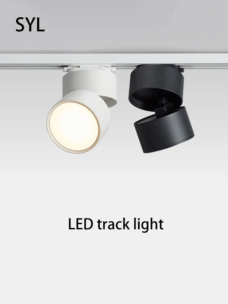 Led Track Light Whole Set Rails Lighting Fixture Adjustable Angle ...
