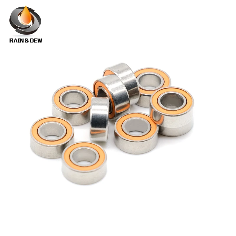 10Pcs-Fishing-Reel-Bearings-6-10-3-mm-SMR106-2RS-Stainless-Steel-Hybrid ...