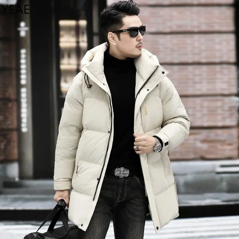 Long-Down-Jacket-Man-Goose-Down-Padding-Designer-Clothes-Men-Hooded ...