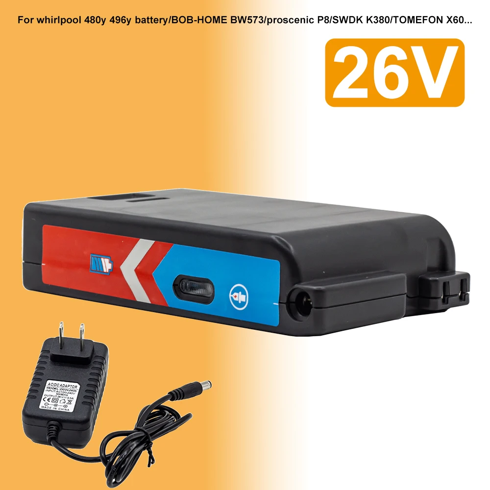 For whirlpool 480y 496y battery/BOB-HOME BW573/proscenic P8/SWDK K380 ...