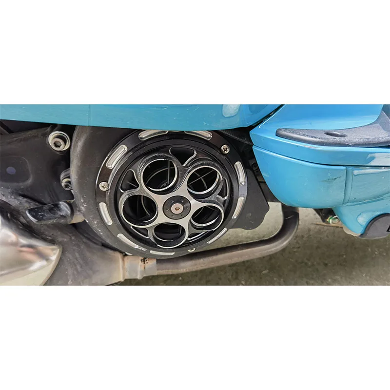 Motorcycle Engine Fan Cover Rotating Cooling Radiator Guard Protector ...