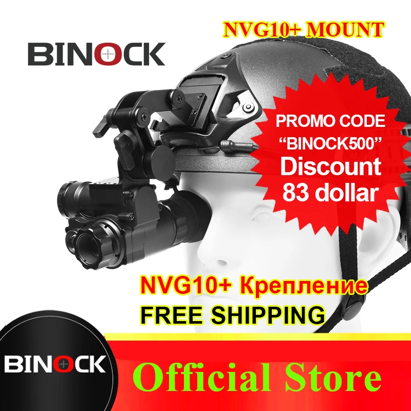 BINOCK-Official-Store-Helmet-NVG10-Night-Vision-Goggles-Infrared ...
