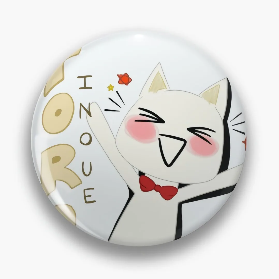Toro Inoue Cat Kawaii Badge Soft Button Lapel Anime Pin Decor Brooch ...