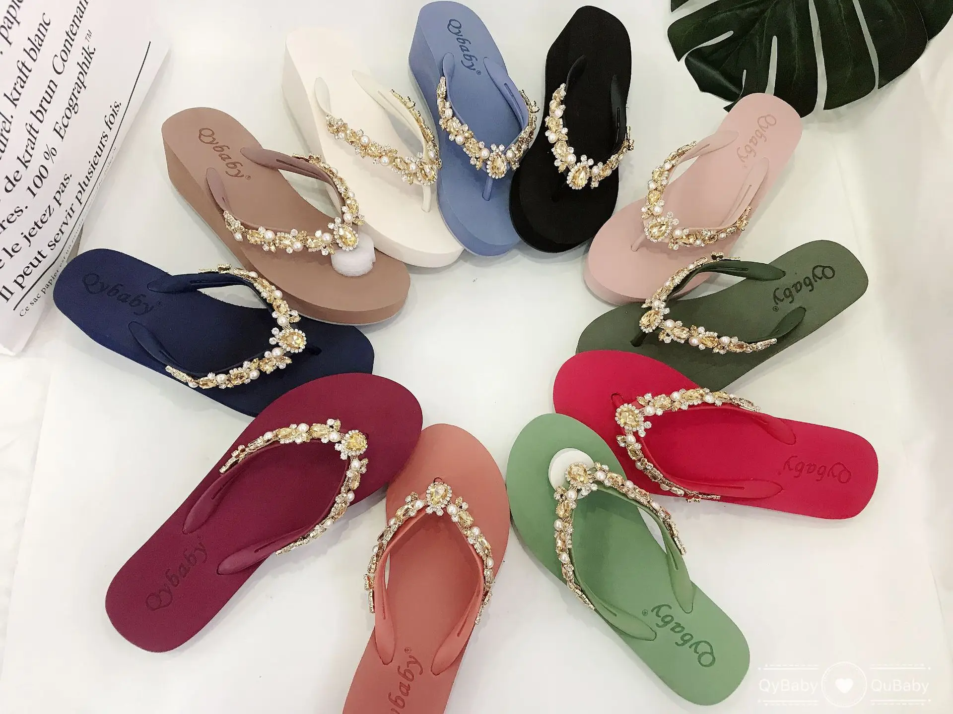 Shoes-Slippers-Flat-Luxury-Slides-Low-Rubber-Flip-Flops-Slipers-Women ...