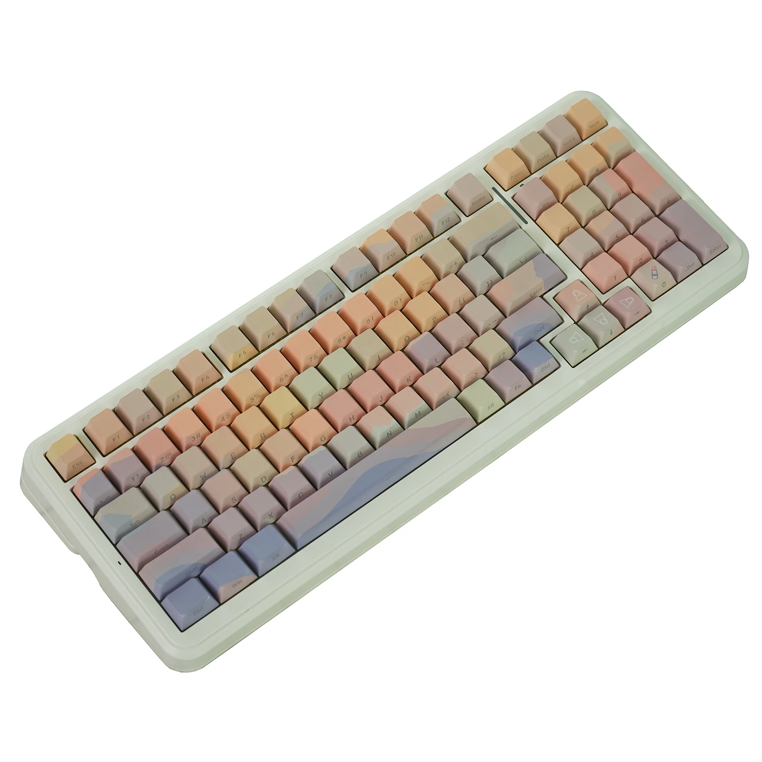 NPKC-137Keys-Dopamine-Cherry-Profile-Keycaps-PBT-Key-cap-Side-Backlit ...