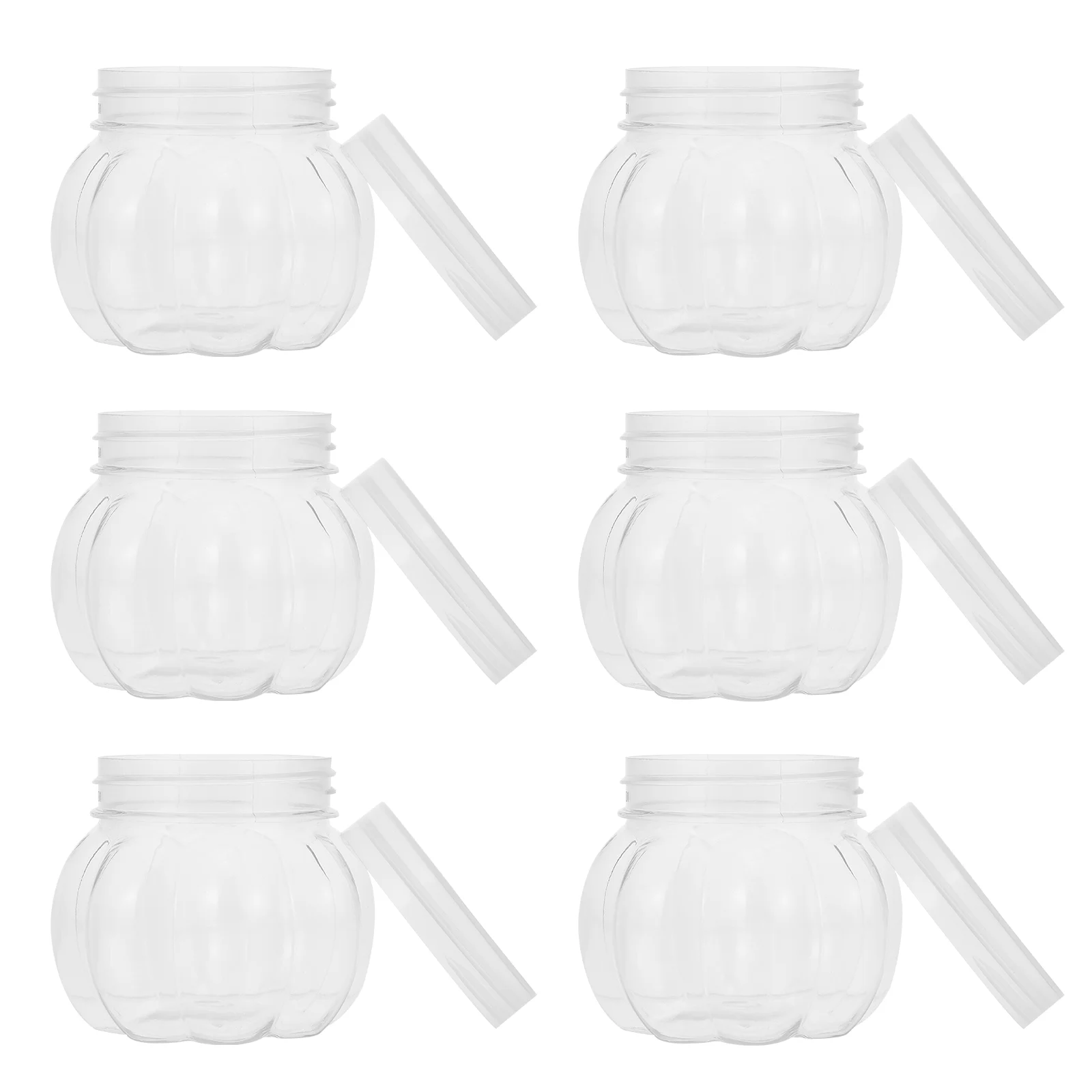 12 Pcs Clear Pumpkin Candy Jar Aniversário Box Holder Kids Food ...