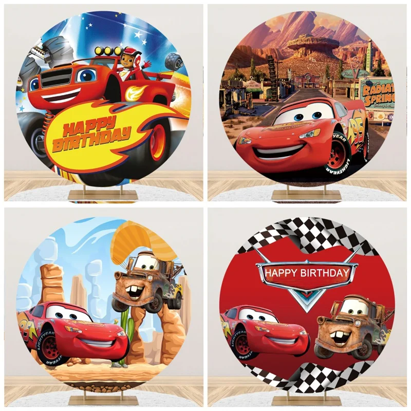 Fondos-de-fotograf-a-redondos-personalizados-de-Disney-Cars-Mcqueen ...