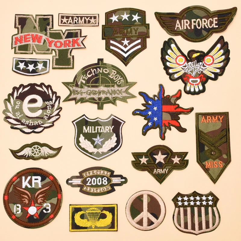 Military-Embroidered-Patches-for-Clothing-Pants-Jacket-Decoration ...