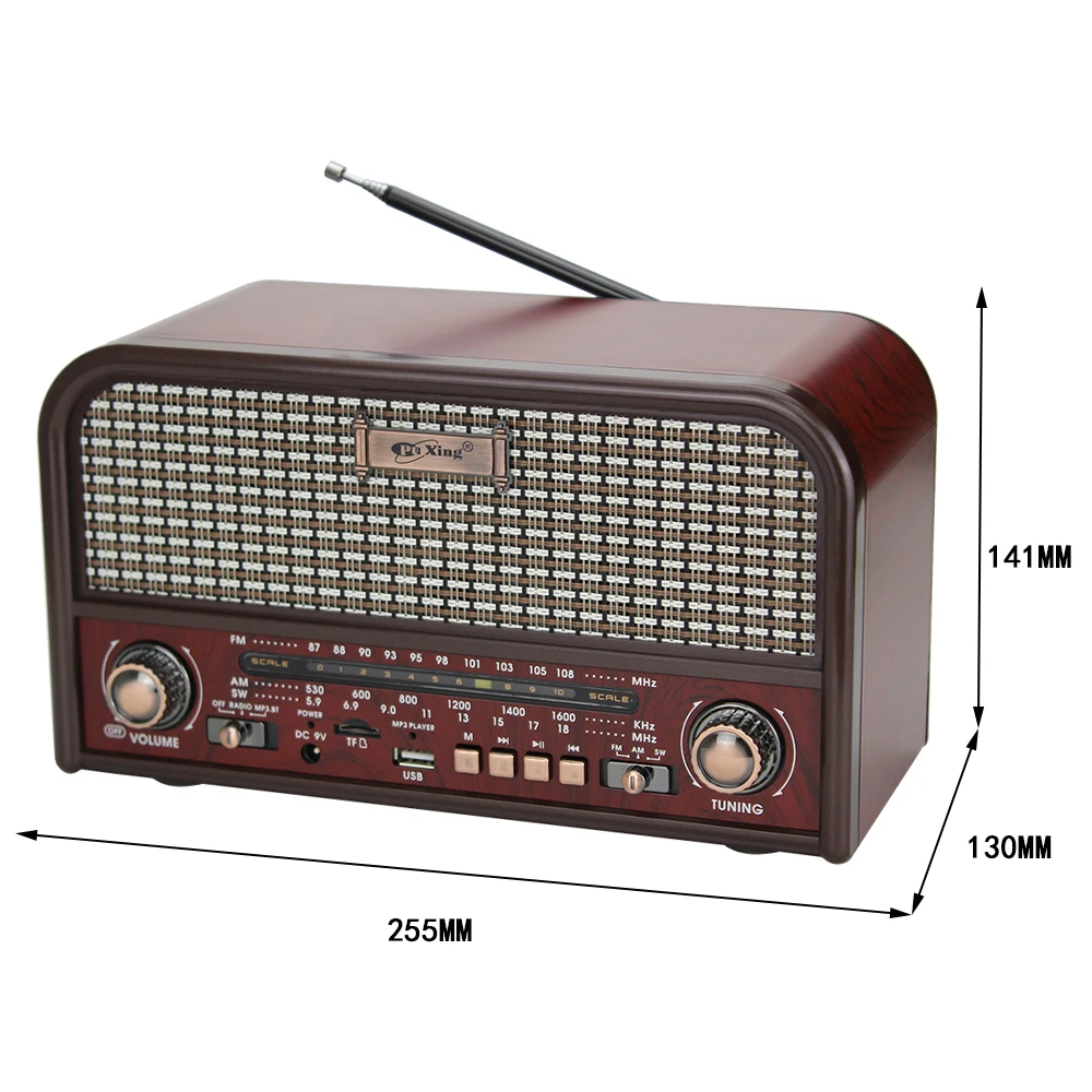 Wireless-Stereo-Bluetooth-Speakers-Retro-Nostalgic-Desktop-Radio ...