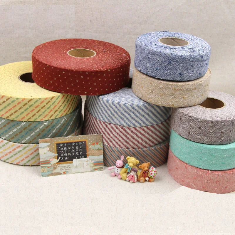 4cm *100cm Yarn Dyed Bias Binding Cotton Tapes Ribbon, Handmade ...