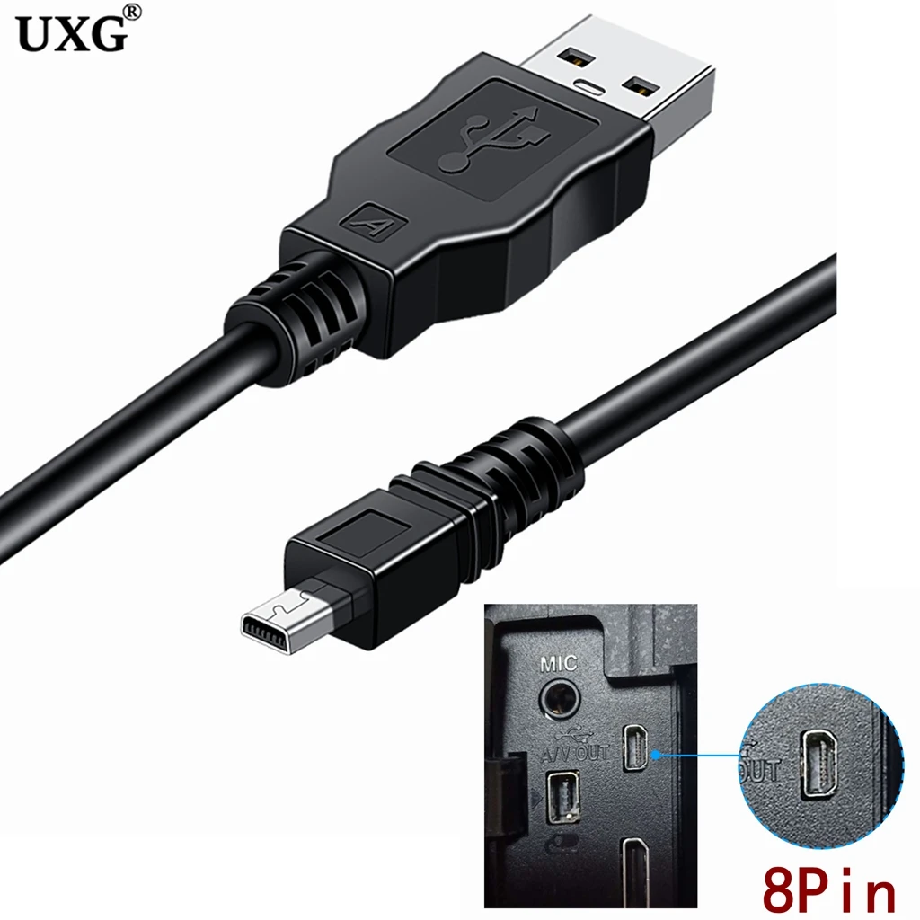 UC-E6-Digital-Camera-USB-Data-Cable-Mini-8-Pin-Data-Cable-for-Nikon ...