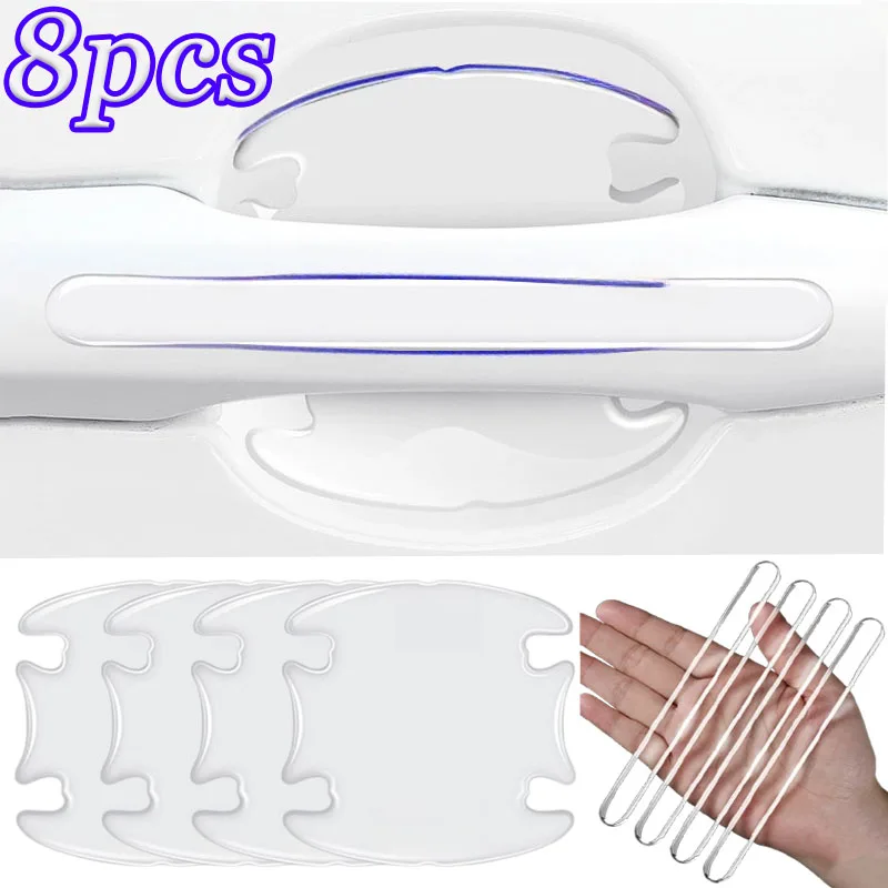 Invisible Car Door Bowl Handle Protective Sticker Anti-collision ...
