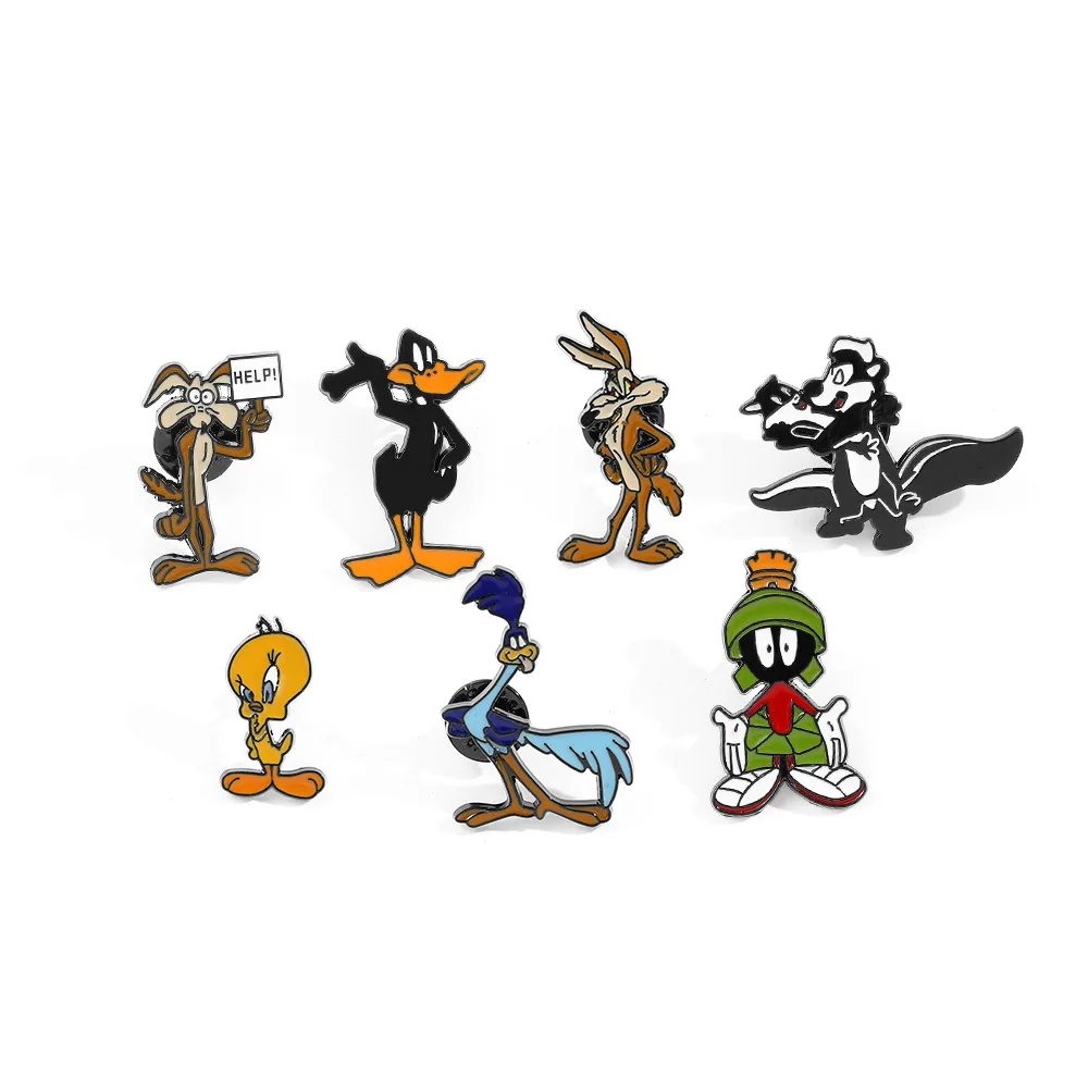 Cartoon-Animal-Brooch-Cute-and-Interesting-Metal-Badge-Small ...