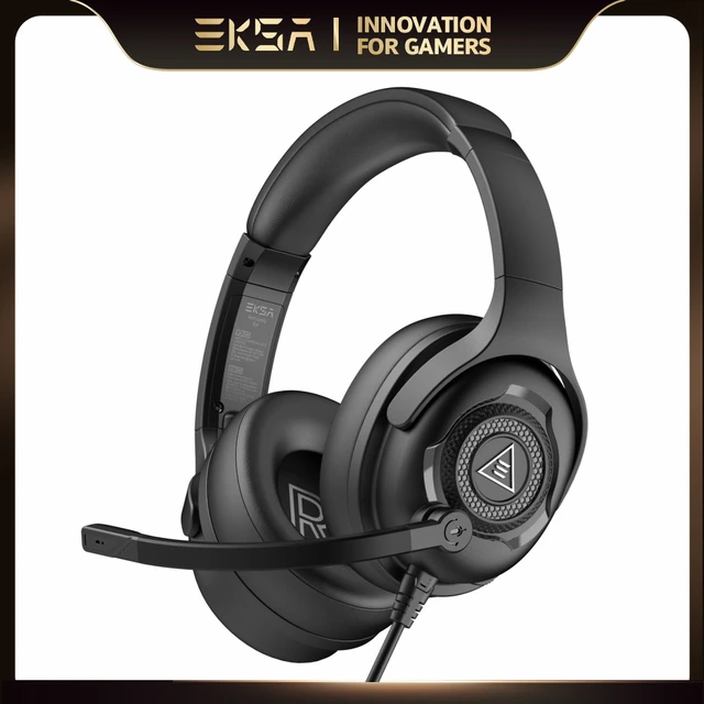 EKSA E4 Wired Headset Gamer 3.5mm Stereo Gaming Headphones for PC/PS4/PS5/Xbox one with ...
