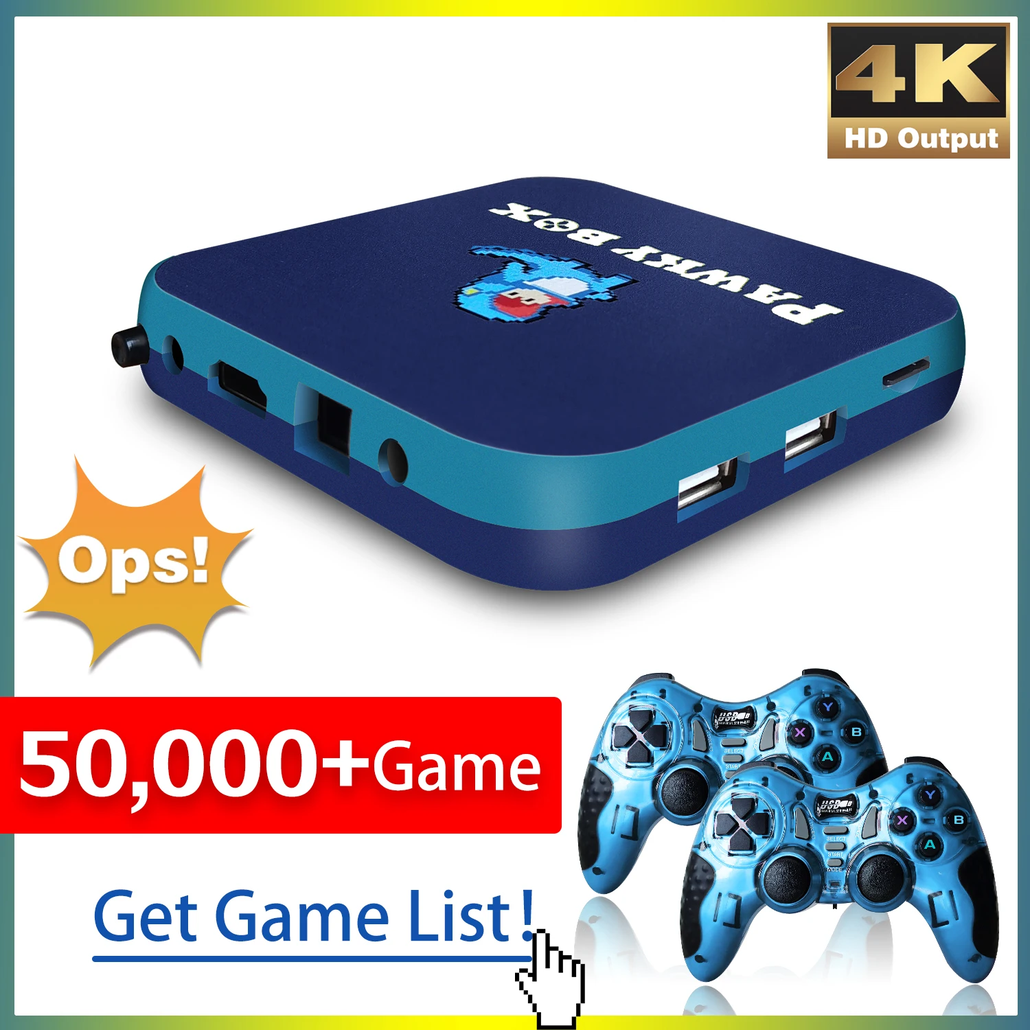 Pawky Box Game Console For Ps1/dc/naomi 50000+ Games Super Console Wifi ...