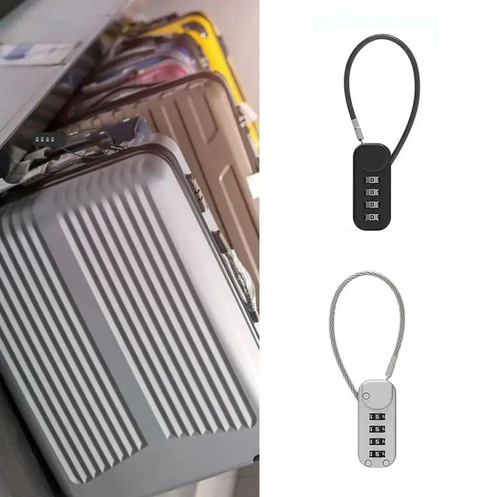 Security-Coded-Lock-4-Digit-Password-Combination-Lock-Anti-theft-Travel ...