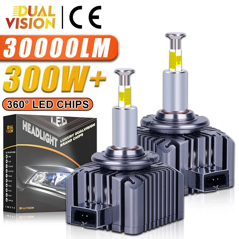 D1S-D3S-LED-Headlight-360-LED-HID-D2S-D4S-Canbus-D1R-D2R-D3R-D4R-300W ...