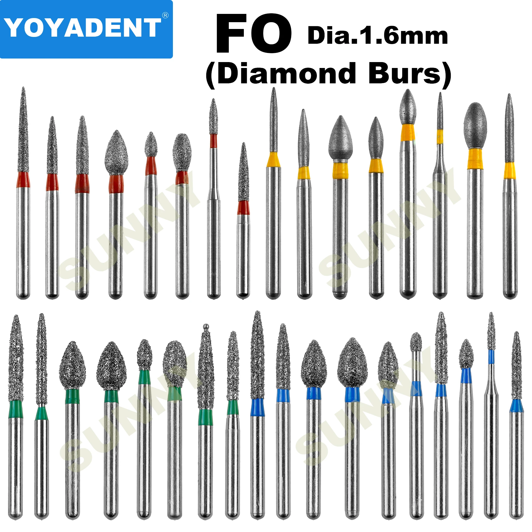 FO-Type-Dental-Burs-Dentistry-Strawberries-Dental-Diamond-Burs-for-High ...