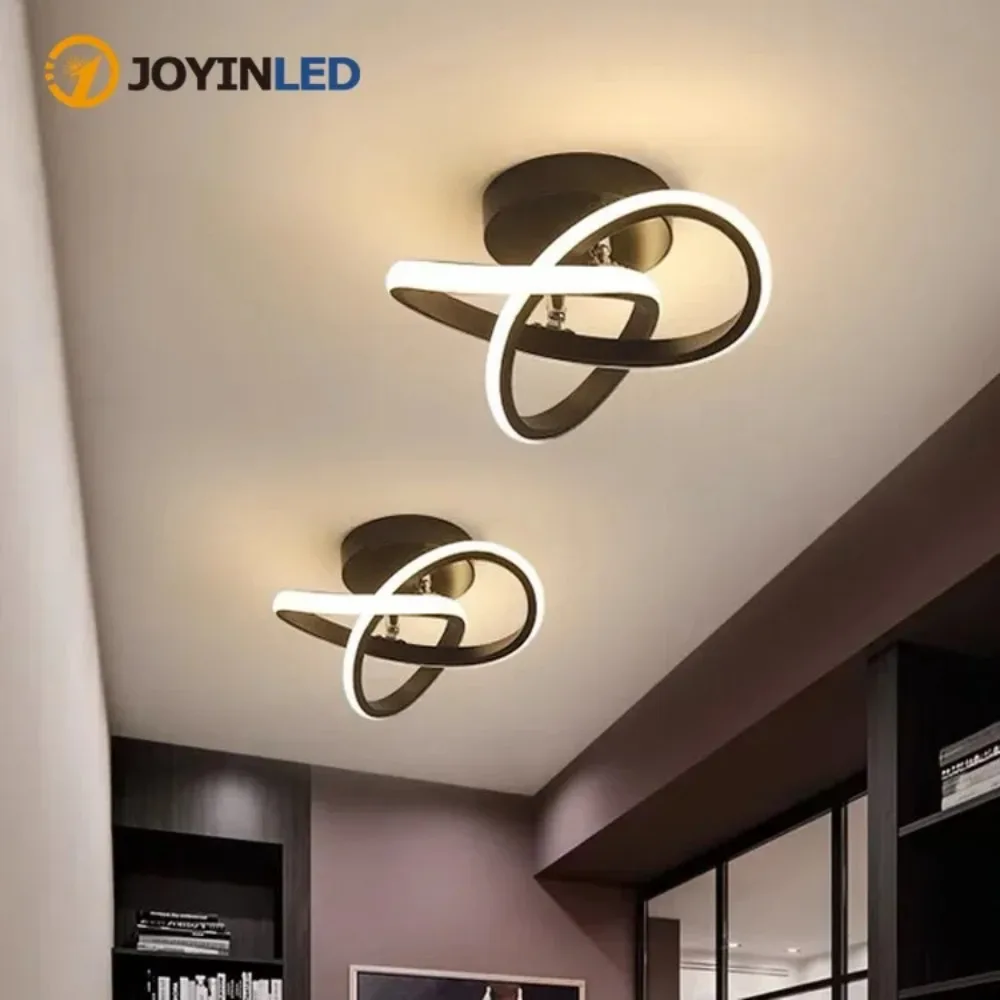 Household-LED-Chandelier-Three-Colors-Lamp-Modern-Style-Ceiling-Lamp ...