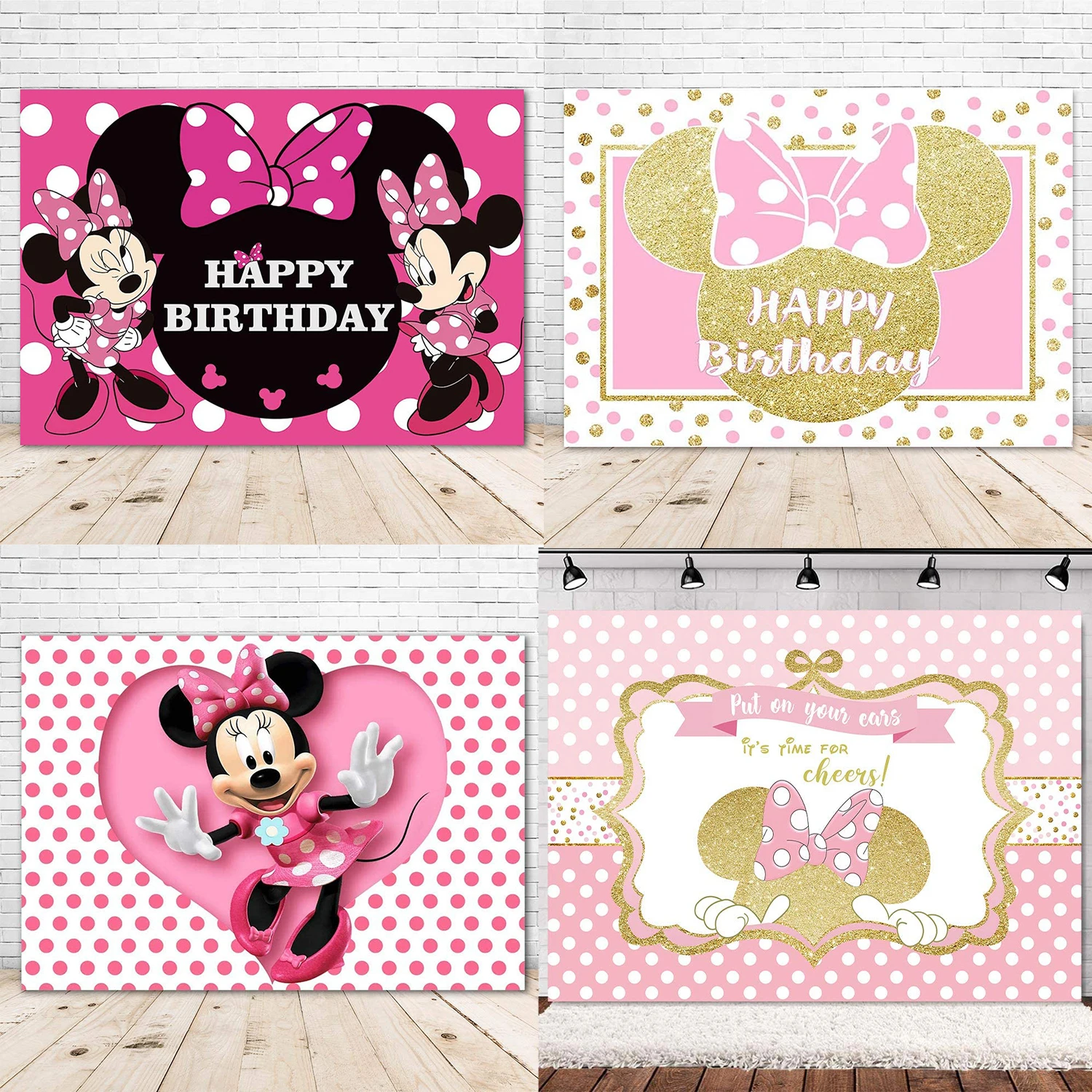 Minnie Mouse Banner Template