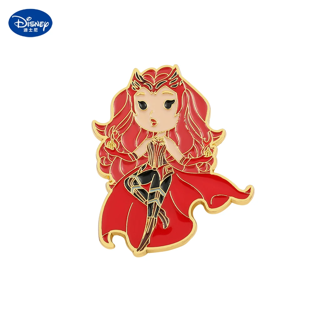 Superhero Wanda Scarlet Witch Pin Solapa Marvel Metal Badge Cartoon ...