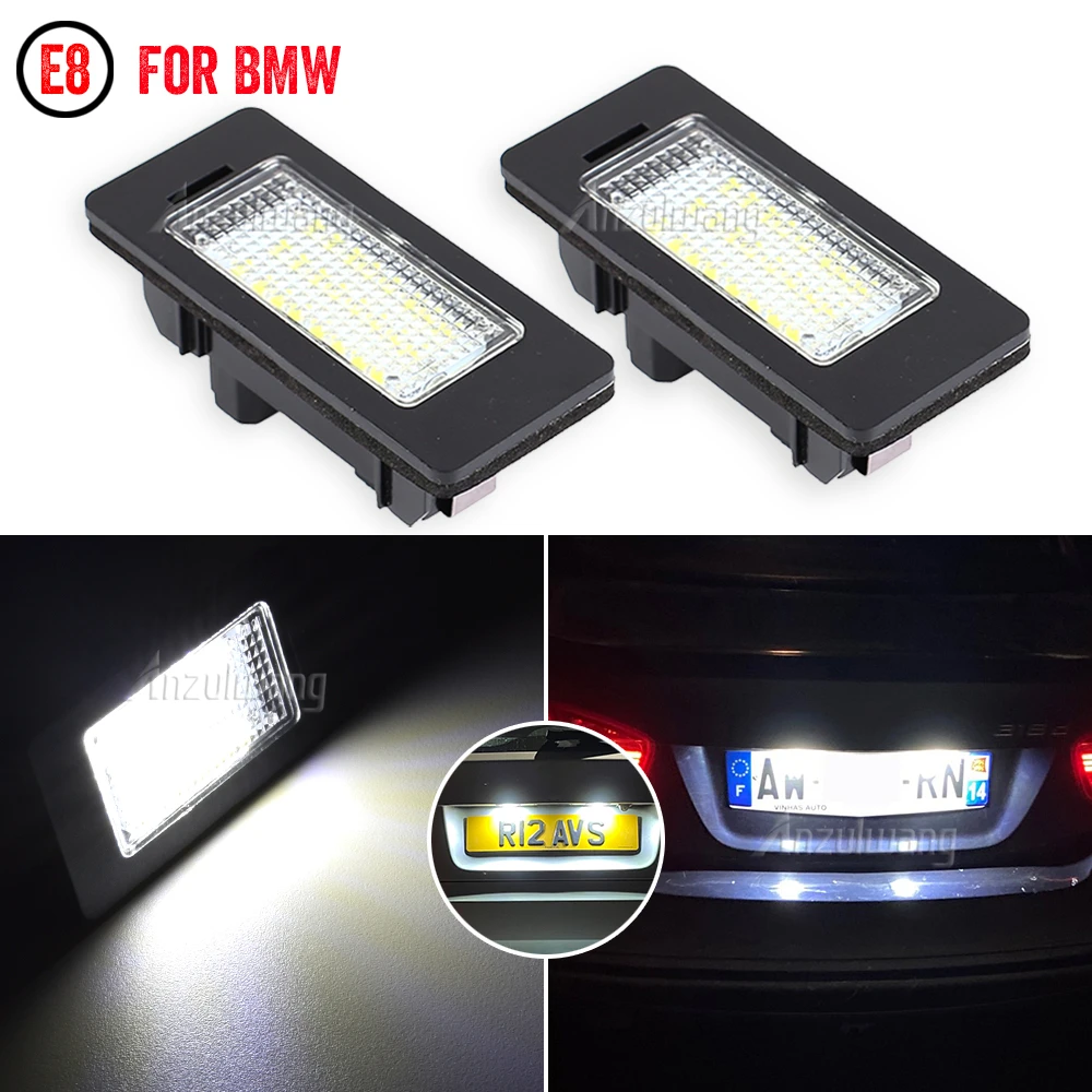 2pcs led License Plate Light Canbus Number Lamp For BMW E92 E93 F30 F31 ...