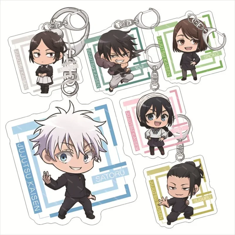 Spell-Return-Battle-Acrylic-Keychain-Satoru-Gojo-Geto-Suguru-Rhombus ...