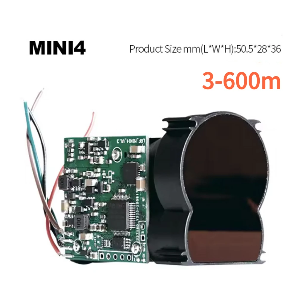 Mini RS232 TTL Serial Laser Sensor Module Mini Laser Distance Meter ...