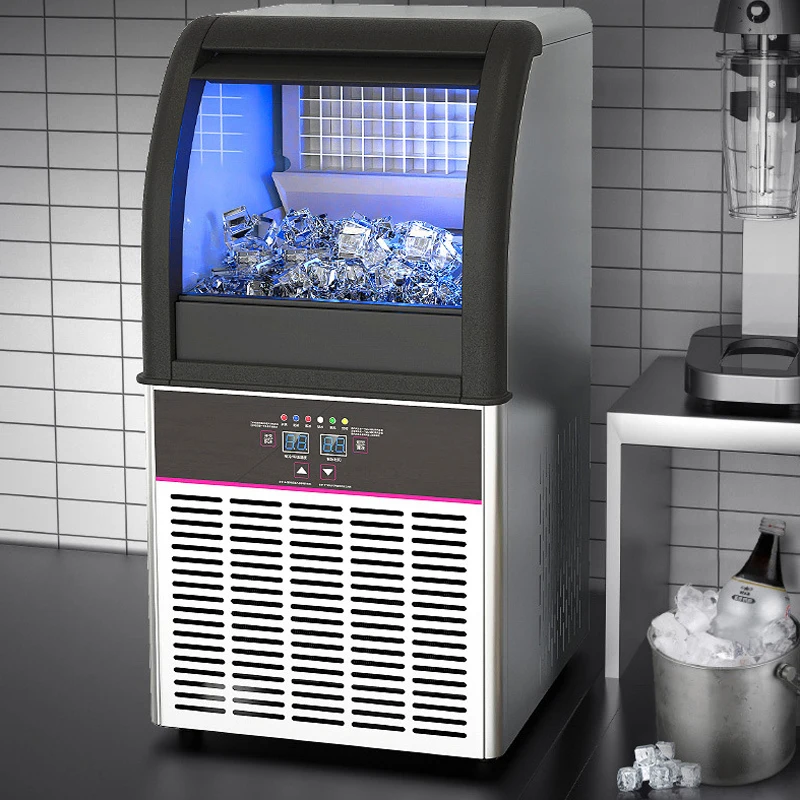 Electric-Ice-Cube-Maker-Small-Commercial-40-Pcs-Per-Times-Fish-Wine ...