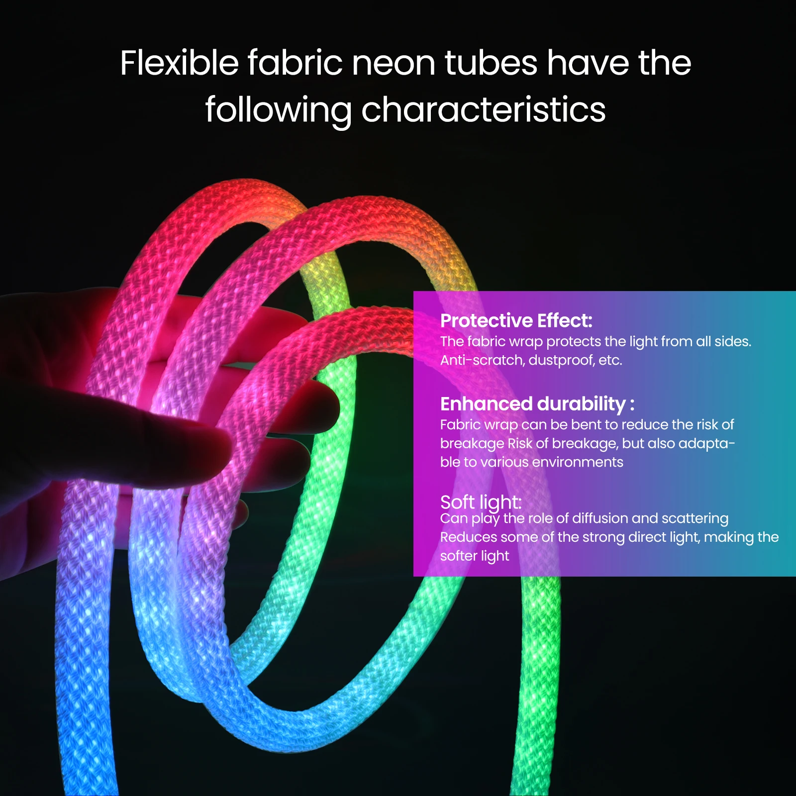 360-Round-Reticulate-Led-Strip-Light-5V-WS2812B-WS2811-RGB-Addressable ...