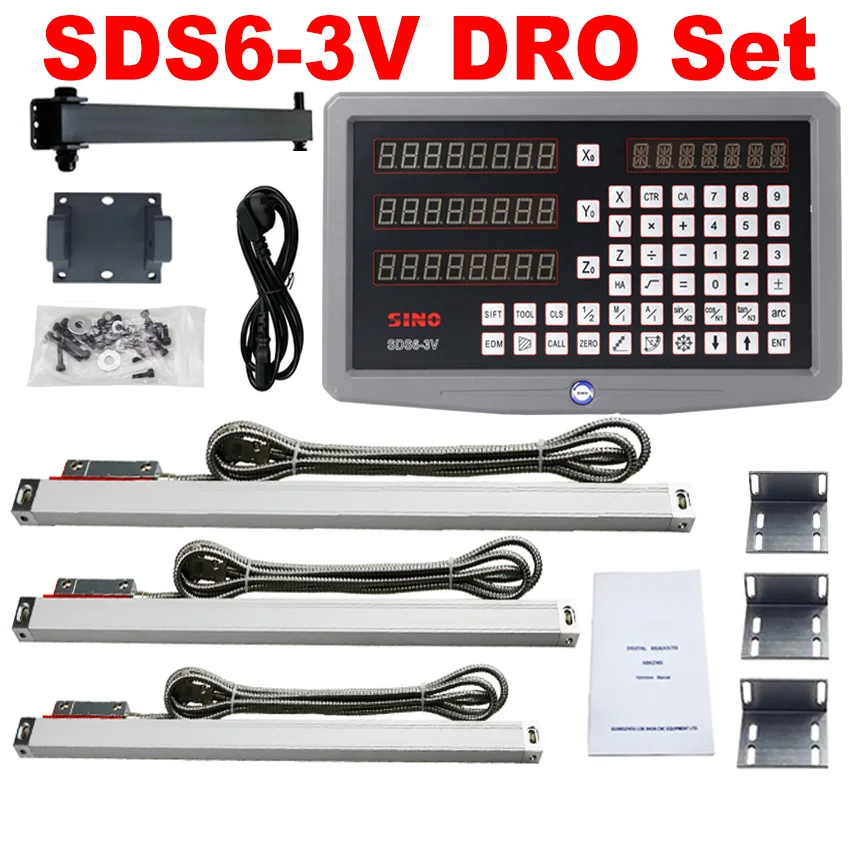 Lathe-Mill-CNC-Dro-Digital-Readout-SDS6-3V-Metal-Display-Linear-Encoder ...