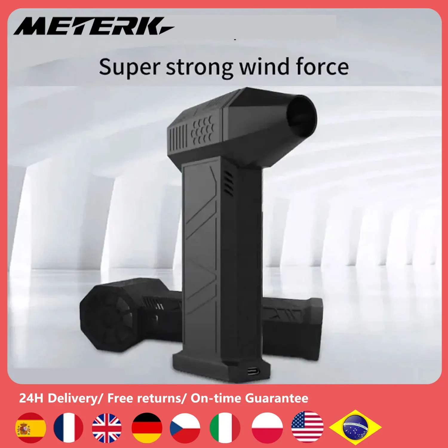 130000RPM Turbofan Brushless Motor 200W High Power Jet Fan Dust Blower ...