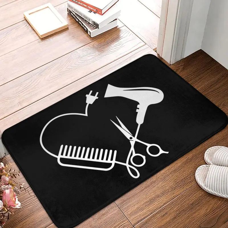 Hairdresser-Salon-Barber-Hairstylist-Floor-Door-Kitchen-Bath-Mats-Anti ...