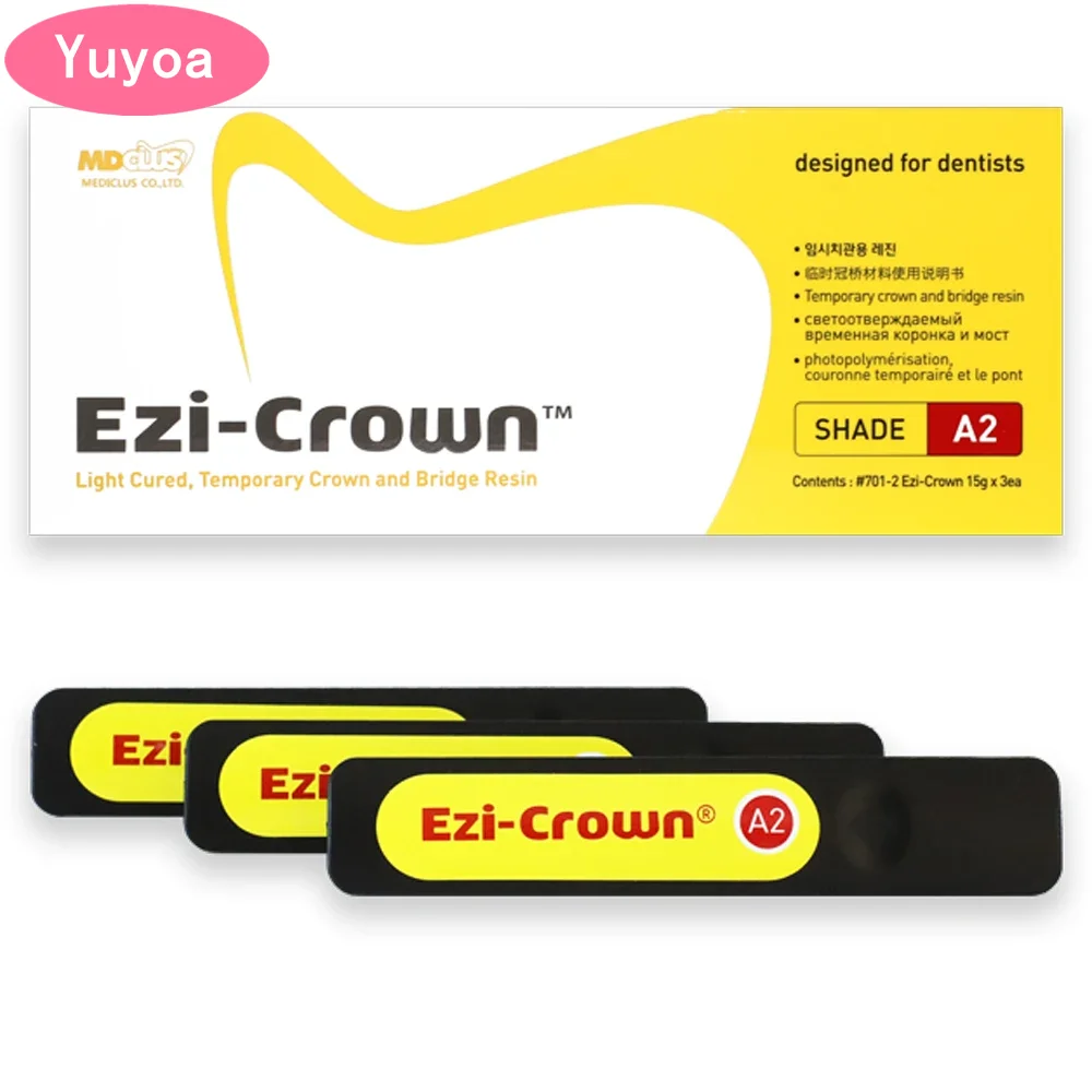 Dental-Temporary-Crown-and-Bridge-Resin-Material-Ezi-Crown-LC-Light ...