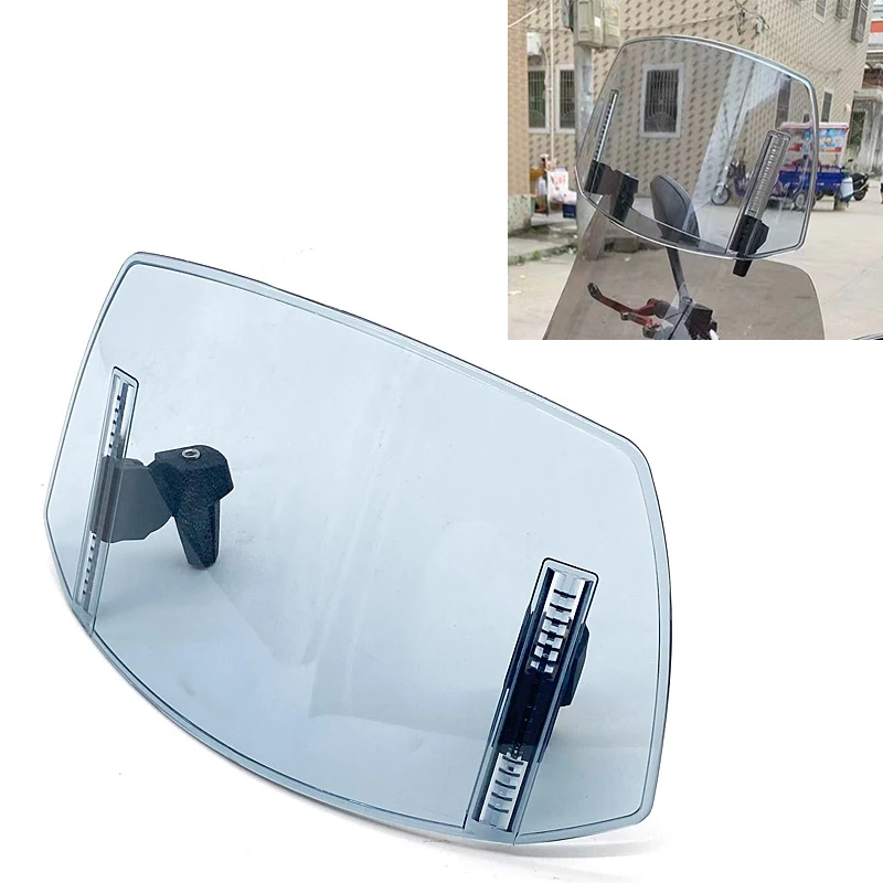 DTX360-Motorcycle-Windshield-Extension-Spoiler-Windscreen-Air-Deflector ...