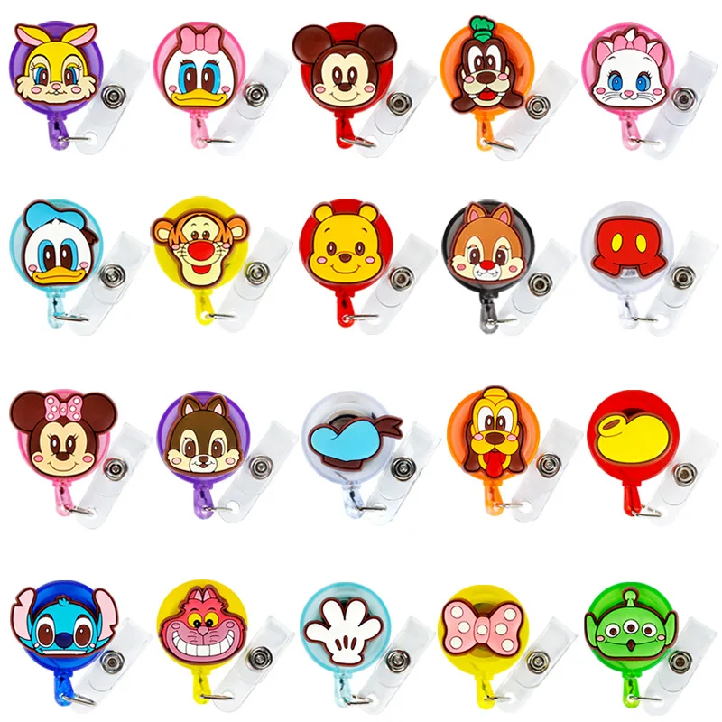 Disney-Identification-Card-Holder-Cute-Winnie-The-Pooh-Retractable ...