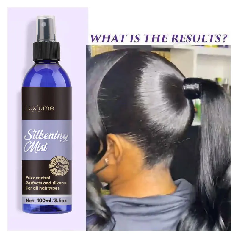 100ml-Shine-Silky-Hair-Spray-Frizz-Control-Silkening-Mist-Dry-Damaged ...