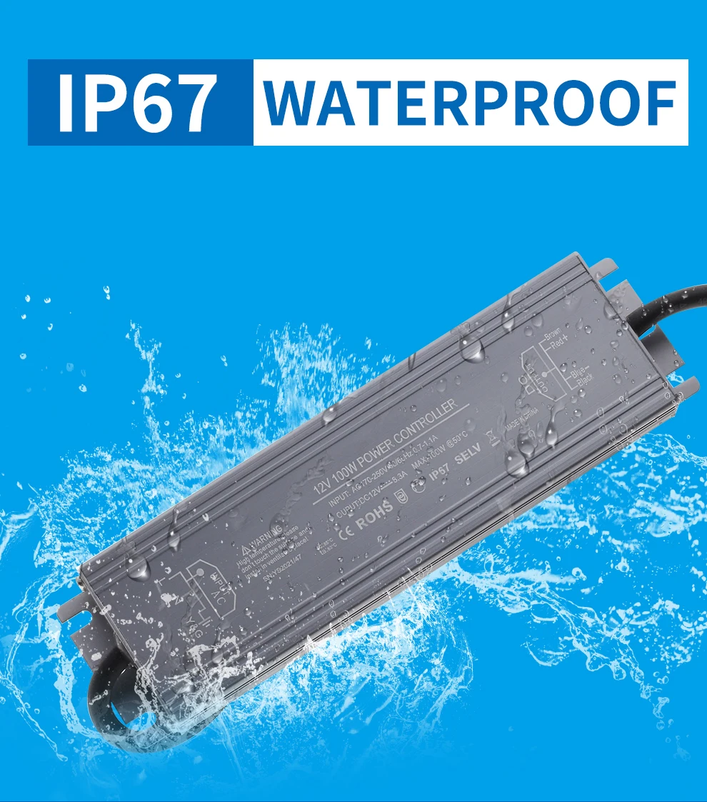 Transformers Business & Industrial LED Transformer IP67 Power Supply ...