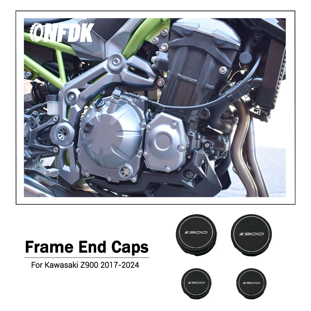 For-Kawasaki-Z900-2017-2024-2020-2021-2022-Frame-Hole-Covers-Plug ...