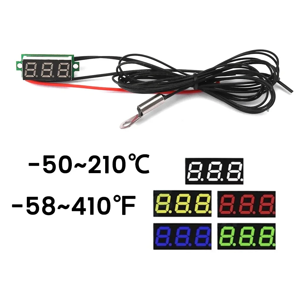 0-28-Inch-Temperature-Digital-Thermometer-NTC-Waterproof-Probe-50-210 ...