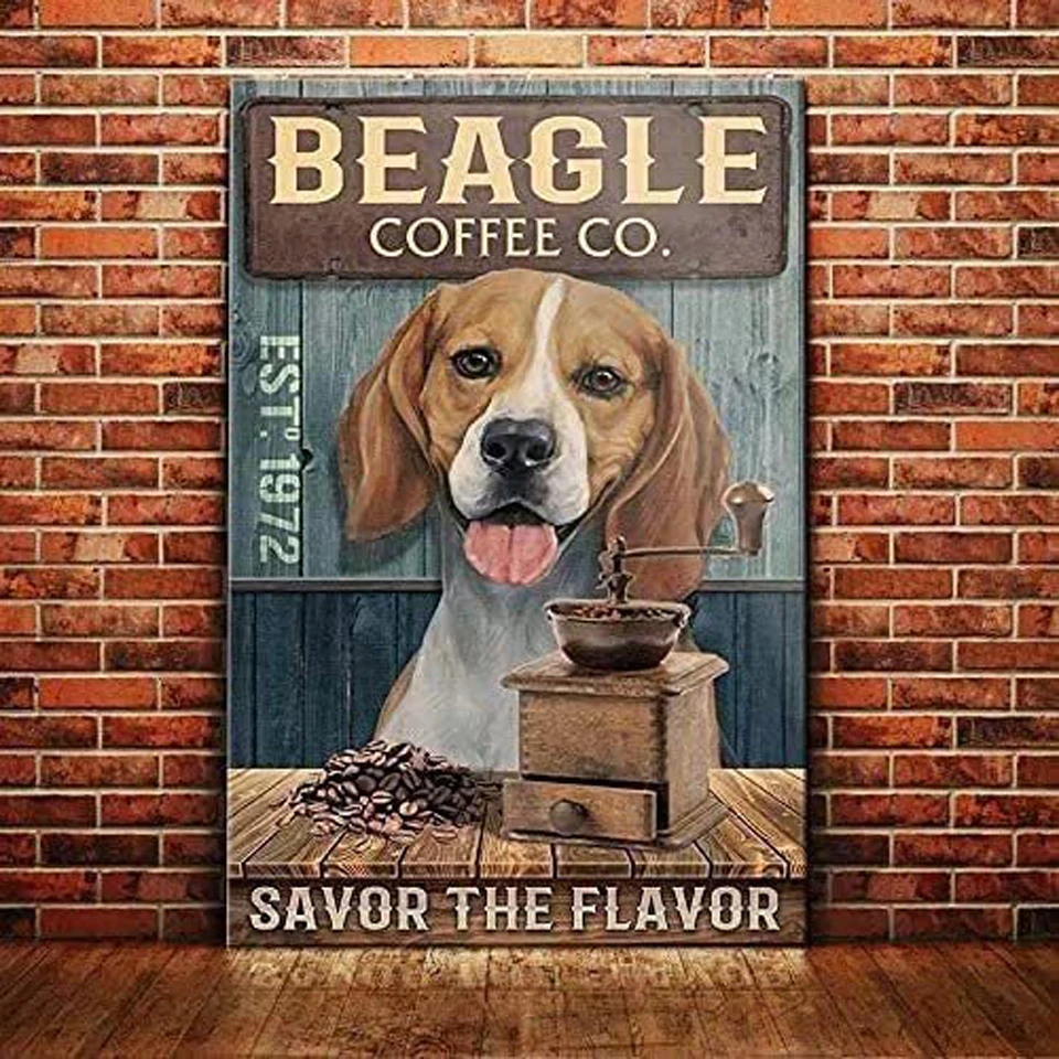 Diamond Painting Beagle Dog Metal Tin Sign Diamond Embroidery Cross ...