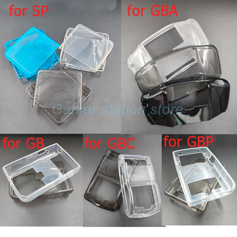 1-10PCS TPU Clear Protective Case Cover Shell for GB/GBC/GBP/GBA SP ...