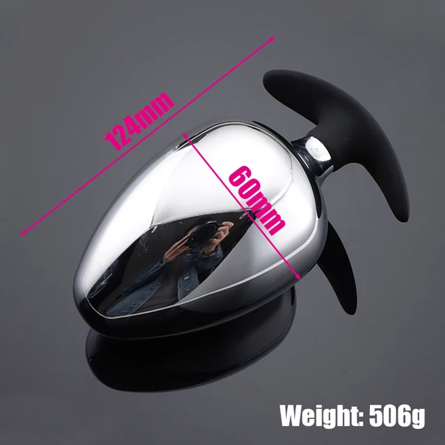 Super Big Anus Dilator Anal Plug Beads Ball Oversized XXL Metal Anal ...