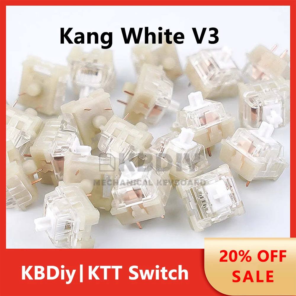 Wholesales Ktt Kang White V3 Switches Mechanical Keyboard Switch 3pin Custom Cherry Rgb Smd ...