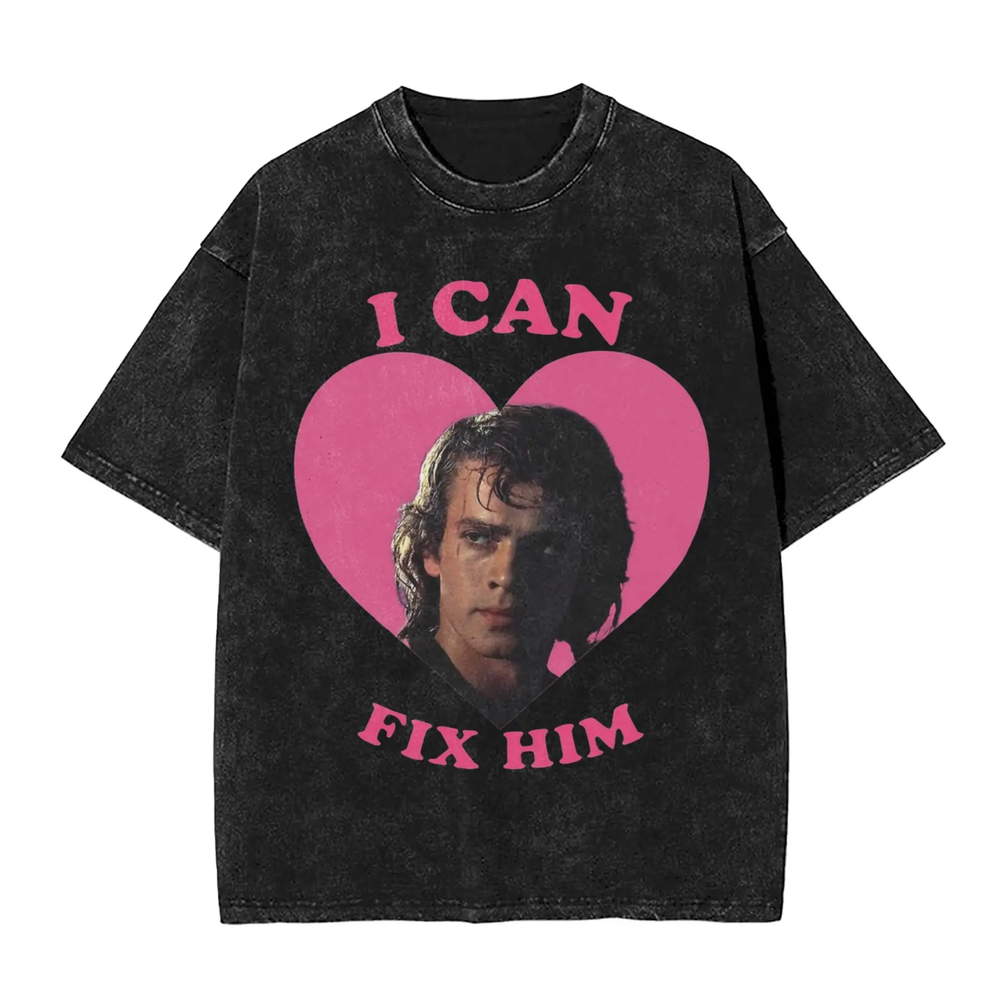 Camisetas lavadas Anakin Skywalker, puedo arreglarlo, camiseta de Hip ...