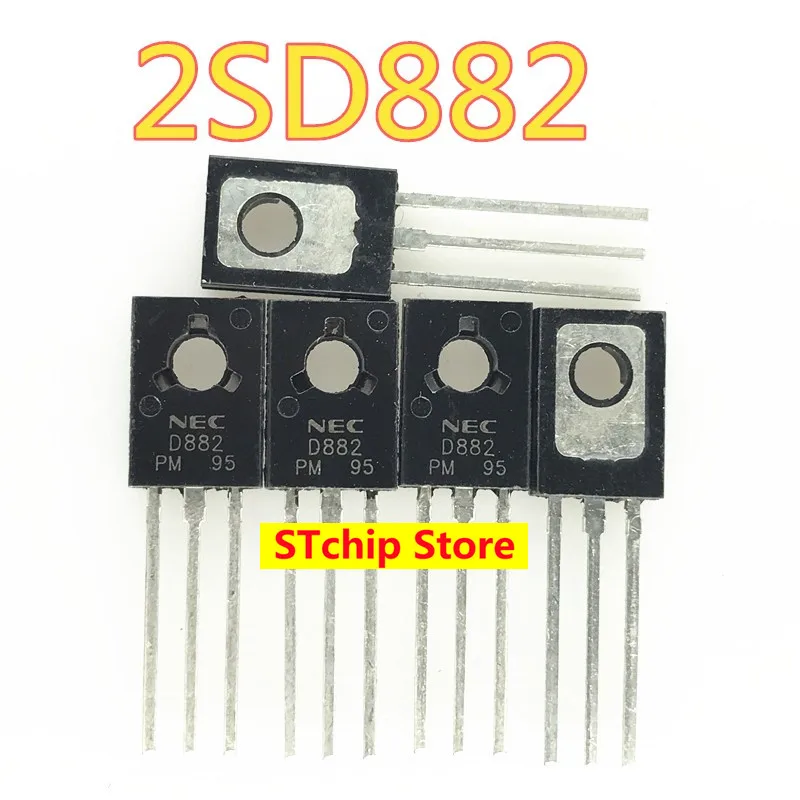 10PCS-New-D882-straight-plug-transistor-2SD882-TO-126-2A-3A-NEC-supply ...