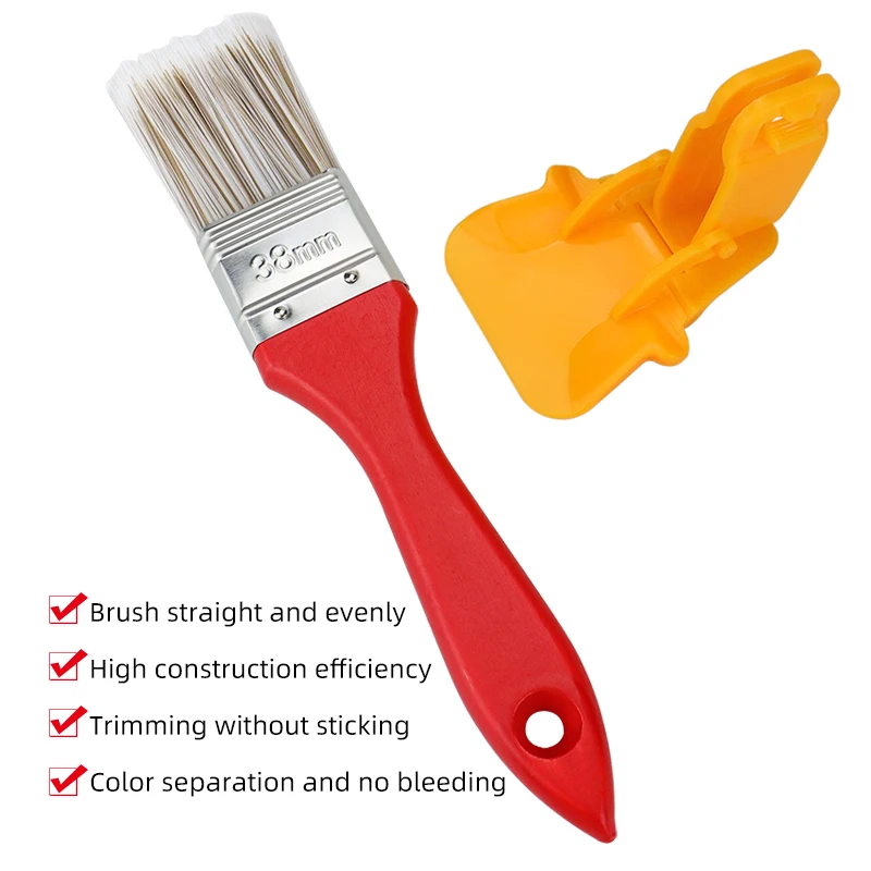 Edger Paint Brush Paint Roller Extension Pole Gripper Paint Edger Tool ...