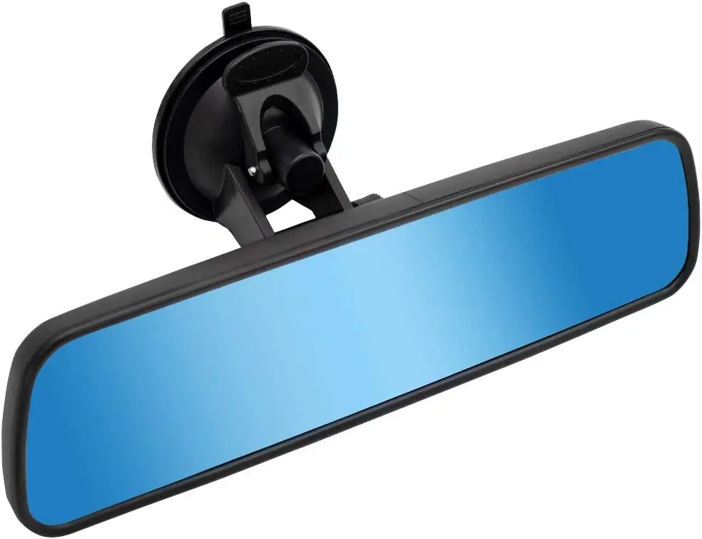 Wide-angle-Interior-Car-Mirror-with-Suction-Cup-240-X-65mm-Universal ...